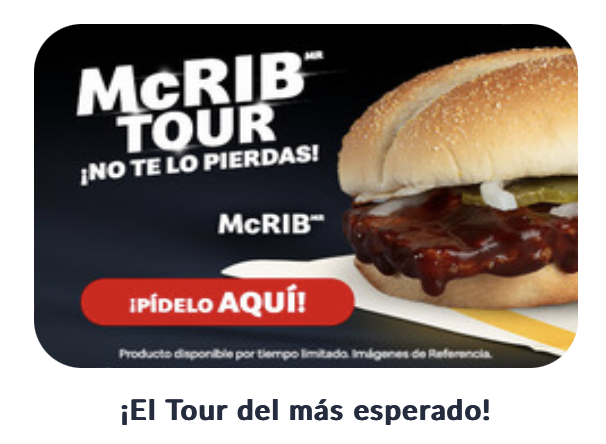2023 Central America McRib returns - McRib Locator